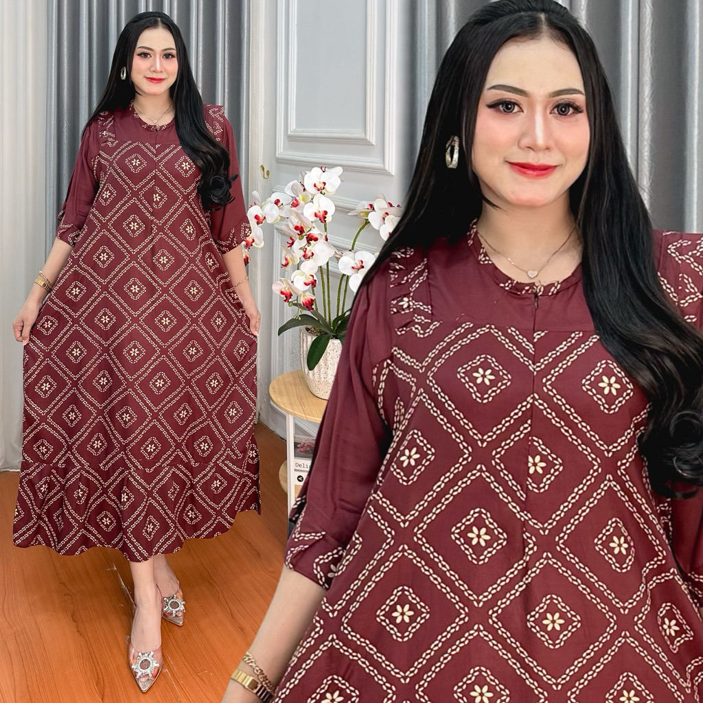 Jual Daster Rayon Nikita Layla Jumbo LD 120 Panjang Semata Kaki ...