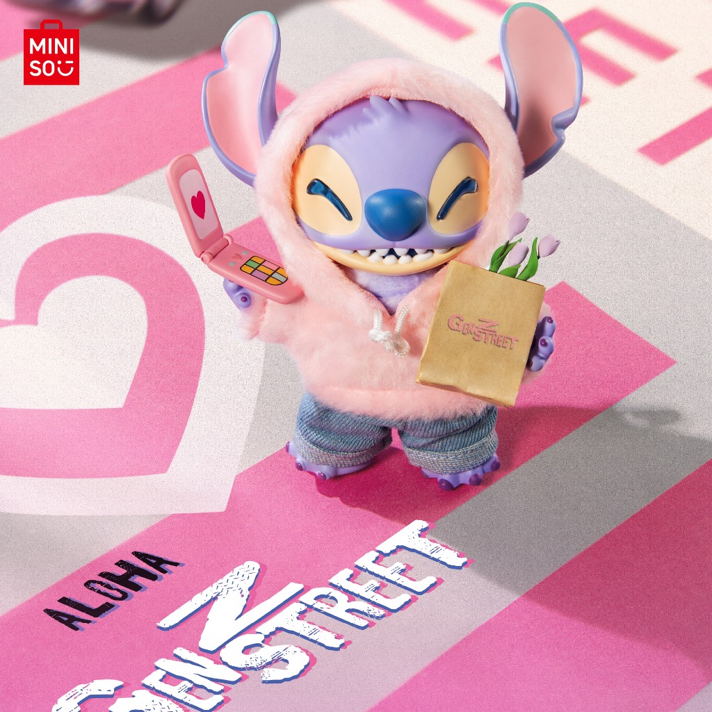 Jual Miniso Toy - MINISO X Disney Stitch GenZ Street Collection Vinyl ...