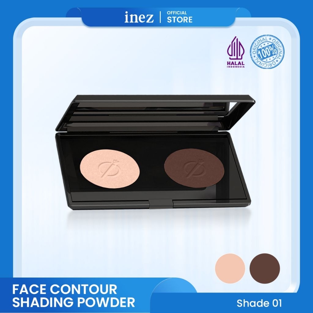Jual INEZ FACE CONTOUR SHADING POWDER | Shopee Indonesia