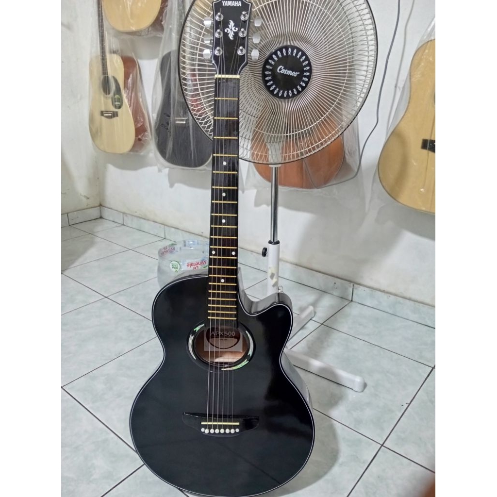 Jual gitar akustik Yamaha apx 500 CUSTOM/Gitar baru tanam besi | Shopee ...