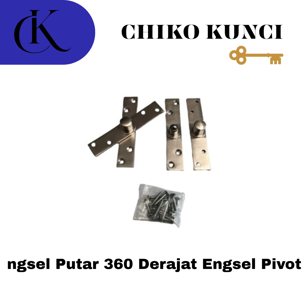 Jual Engsel Putar 360 Derajat Engsel Pivot Putar Tengah Stainless ...