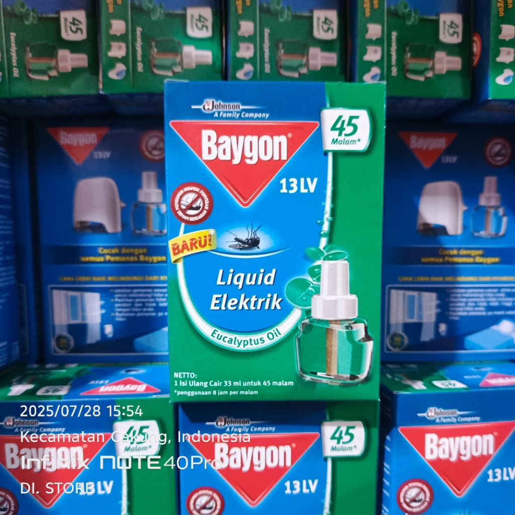 Jual Baygon Liquid Elektrik Refill 33ml – Anti Nyamuk 45 Malam ...
