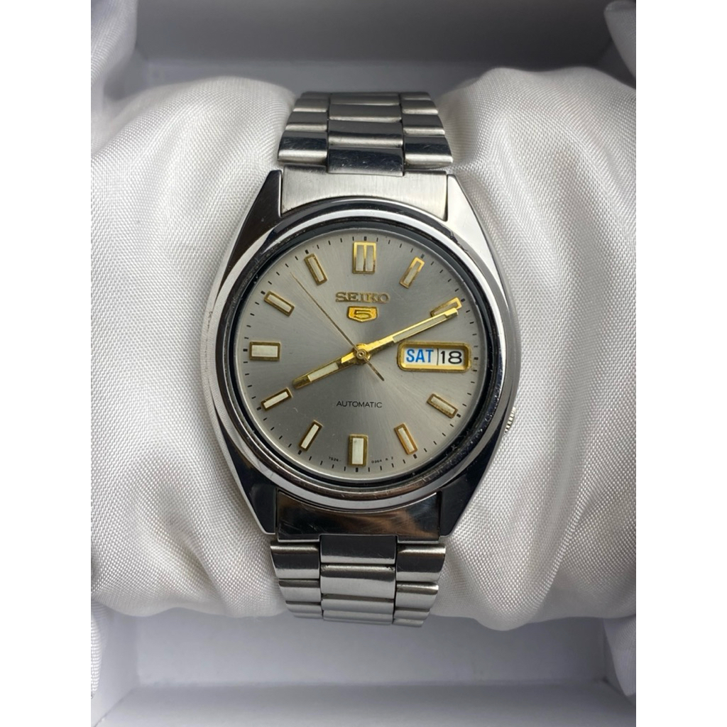 Jual Seiko 5 SNXS7 Grey Second Original | Shopee Indonesia