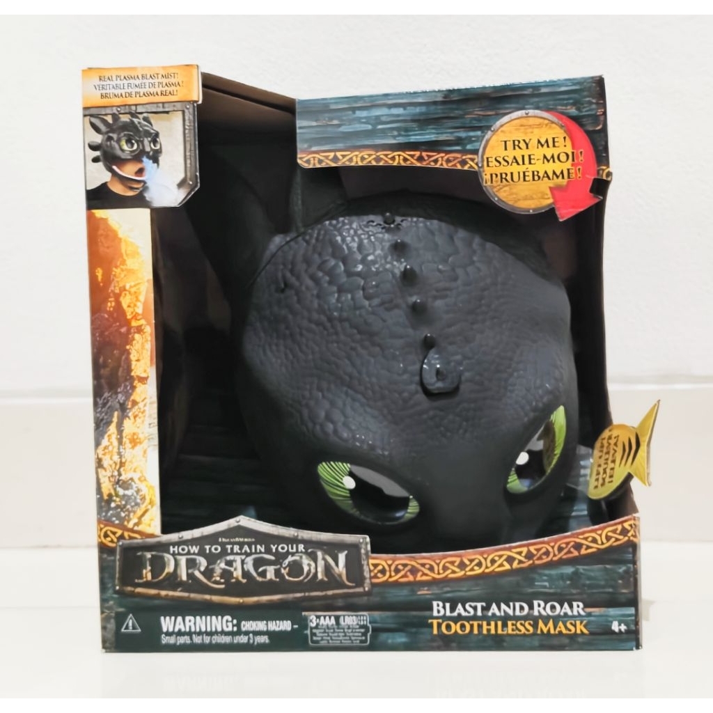 Jual Mainan How To Train Your Dragon Blast And Roar Toothless Mask ...