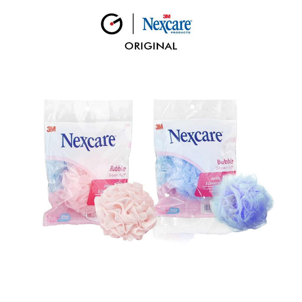 Jual 3M Nexcare Busa / Spons Mandi Bubble Shower Puff Bath Sponge ...