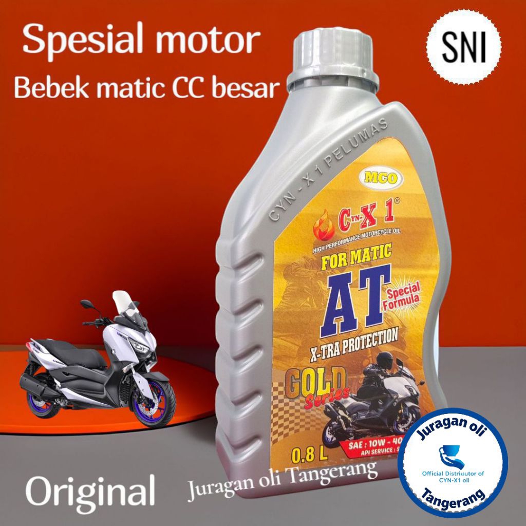 Jual Original oli motor CYN - X1 AT SAE 10W 40 API SL 0,8 liter Formula ...