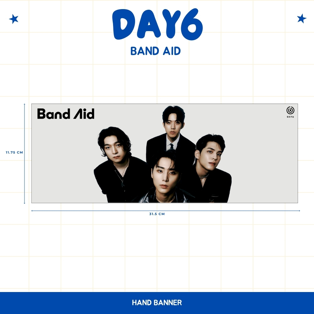 Jual GLOSSY HAND BANNER DAY6 BAND AID HANDBANNER KPOP UNOFFICIAL DOWOON ...