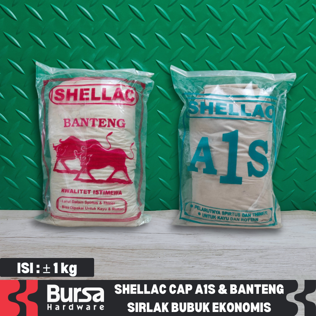 Jual Shellac Sandarlak Bubuk Kayu Cap Banteng & A1S 1 KG Sirlak Bubuk Ekonomis | Shopee Indonesia