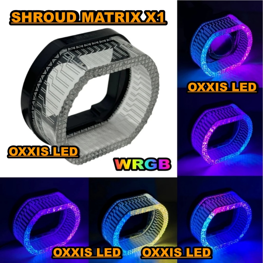 Jual RING SHROUD BMW AKRILIK X1 WRGB BENTUK BMW PNP MATRIX X1 1,5 INCHI ...