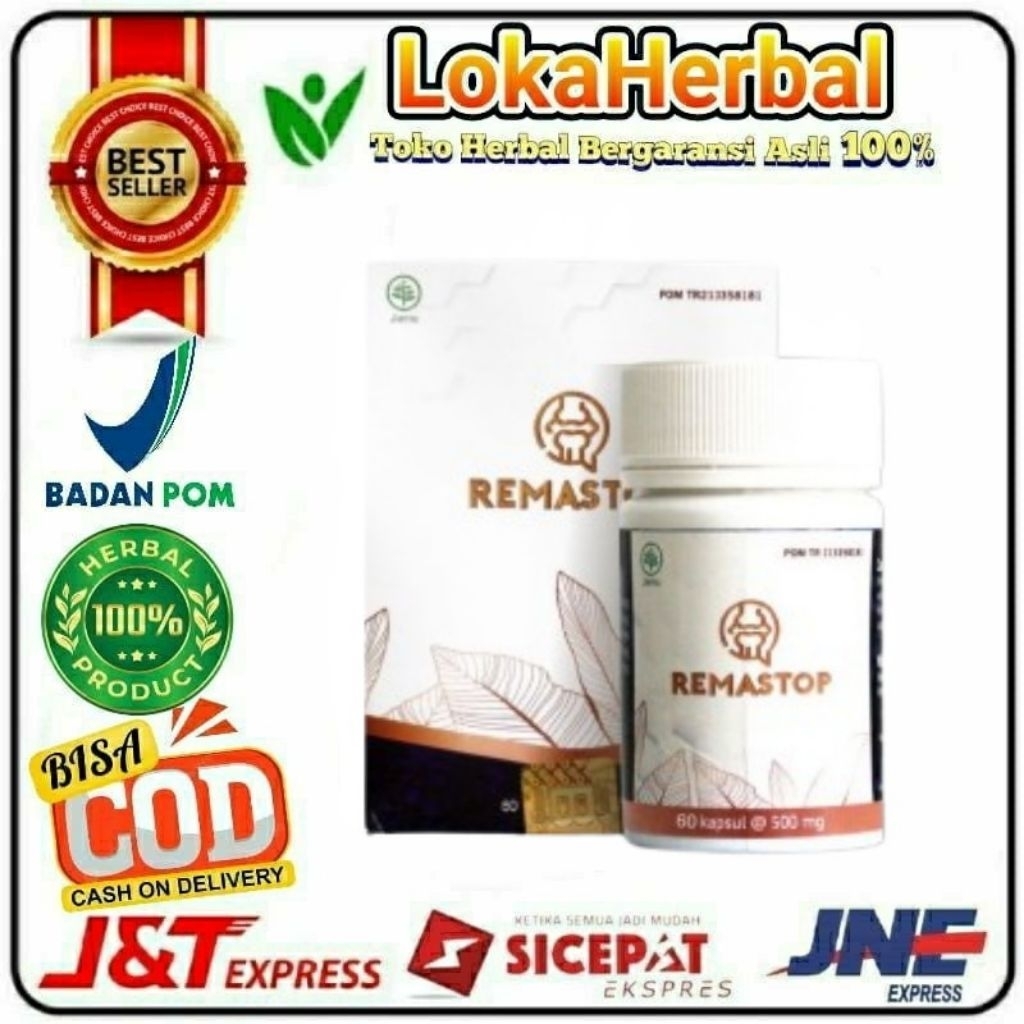 Jual REMASTOP ASLI ORIGINAL Remastop Obat Herbal Nyeri Sendi Asam Urat ...