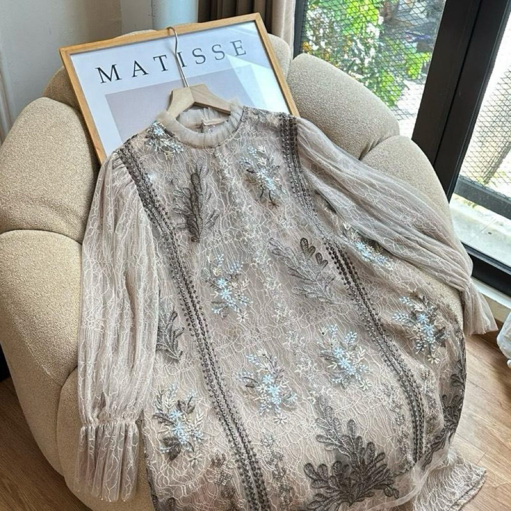 Jual ZANEERA OUTER - Outer Tunik Brokat Kondangan by Jasminescraft ...