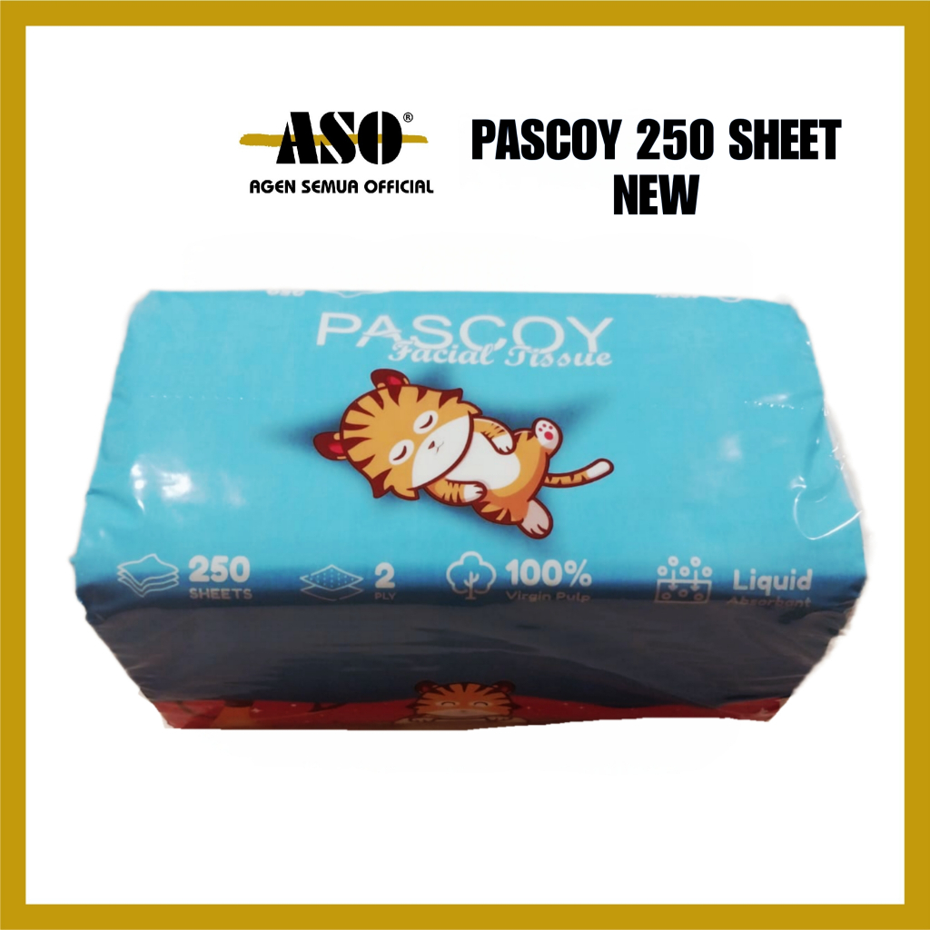 Jual Tisu Tissue Pascoy 250 sheets 2ply PROMO !!! | Shopee Indonesia