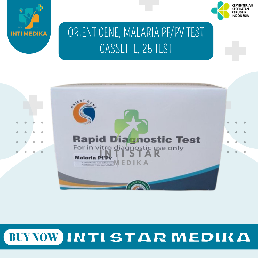 Jual ORIENT GENE, MALARIA PF/PV TEST CASSETTE, 25 TEST | Shopee Indonesia
