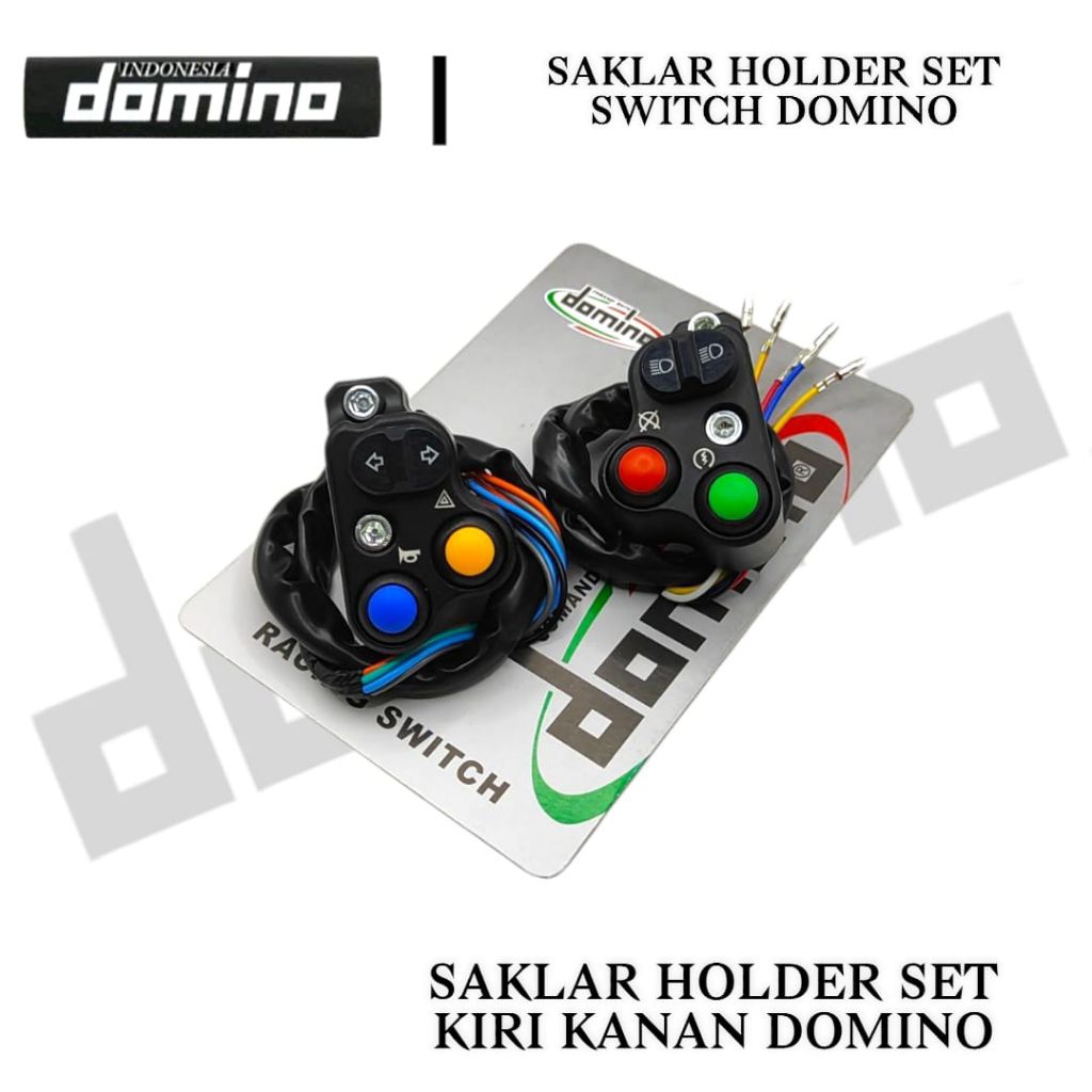 Jual Domino - Saklar Holder Set Kiri Kanan Saklar Motor Set Domino ...