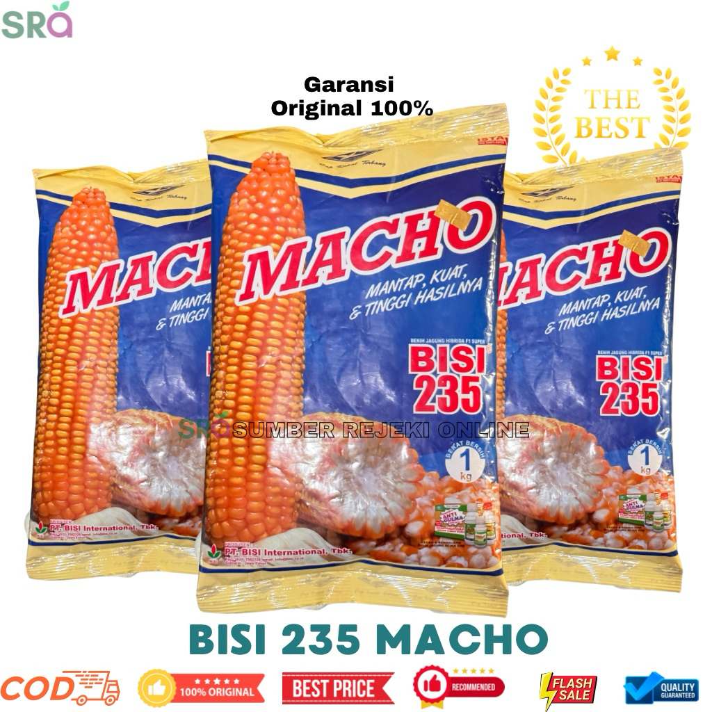 Jual BENIH JAGUNG BISI 235 MACHO || Benih Jagung Hibrida Cap Kapal ...