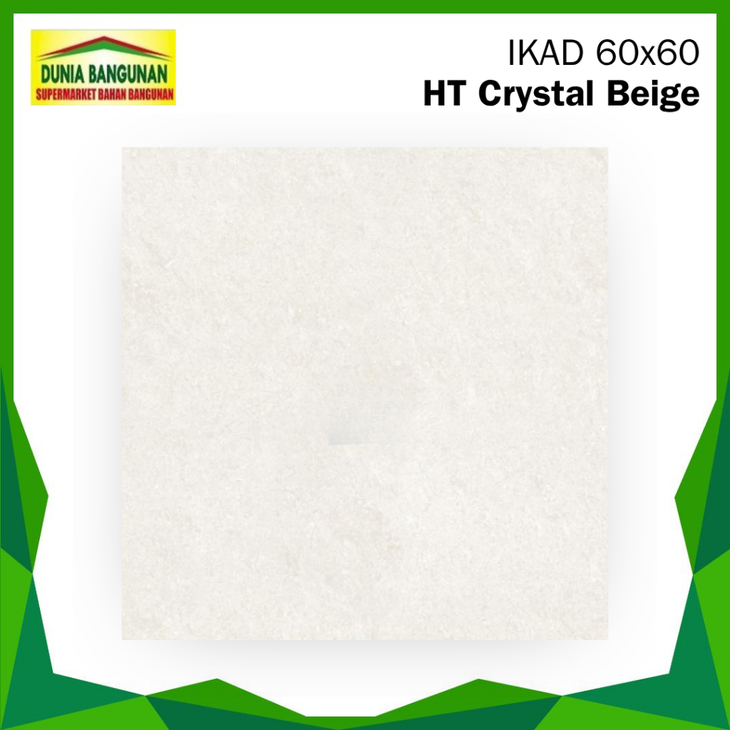 Jual Granit 60x60 Lantai IKAD Crystal Beige KW1 Granit Cream Glossy ...