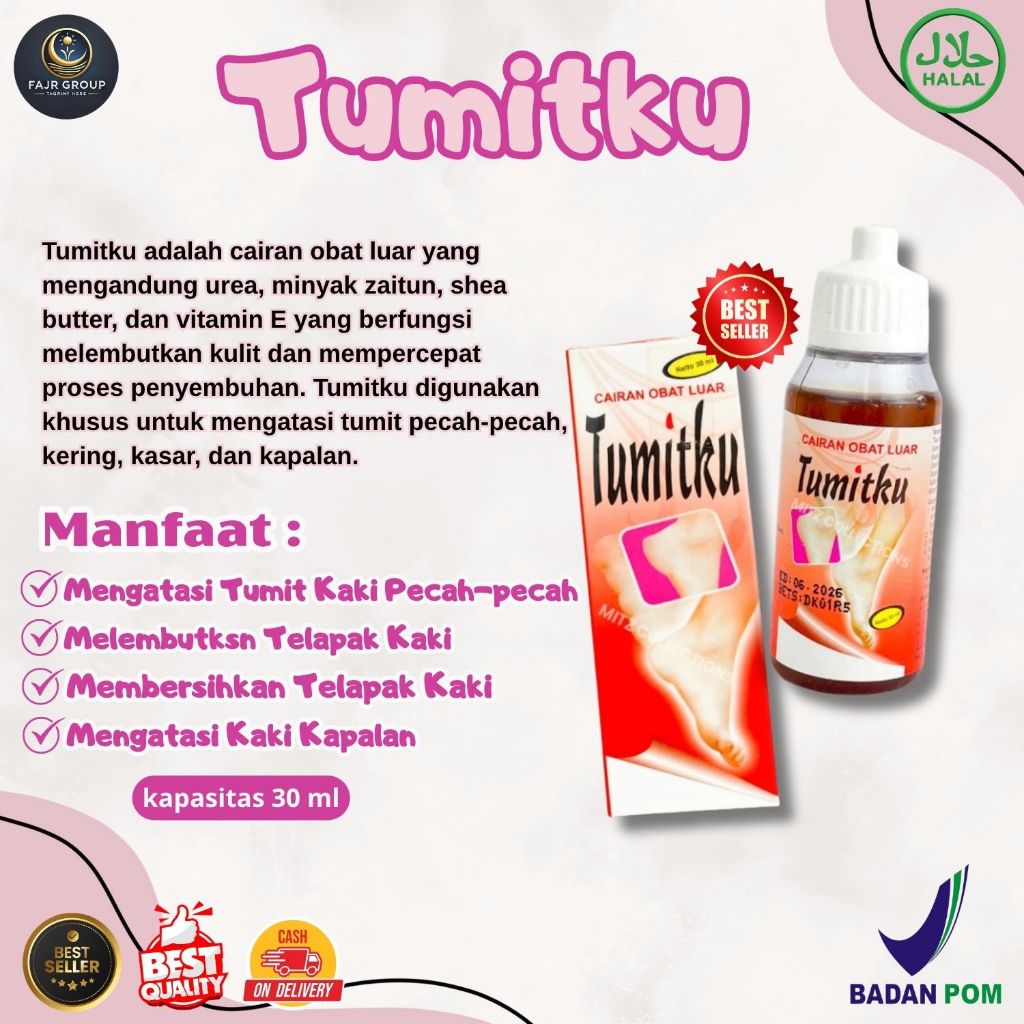 Jual TUMITKU OBAT KAKI PECAH Original BPOM Solusi Kaki Pecah-pecah Dan ...