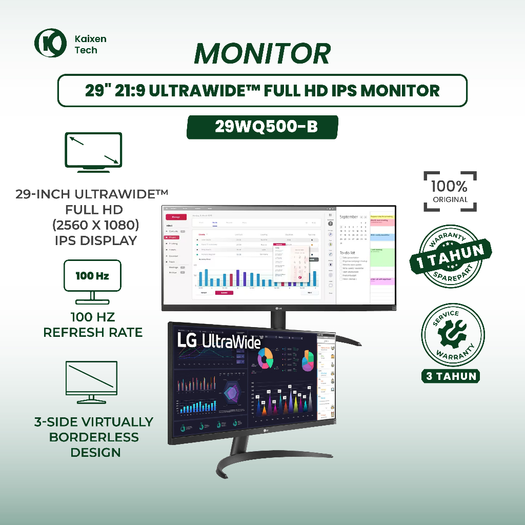 Jual Monitor LG 29 Inch UltraWide Full HD Monitor 2560×1080 IPS Panel ...
