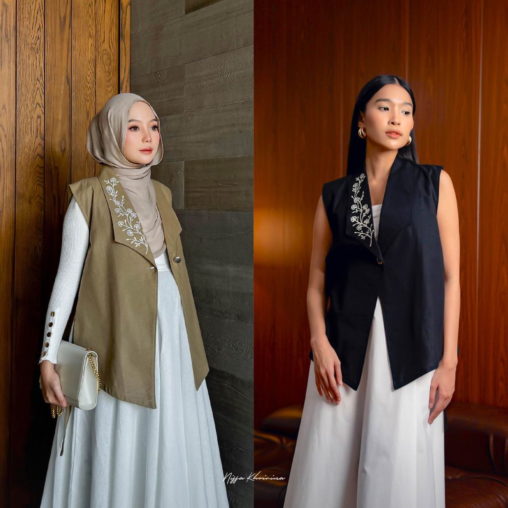 Jual Bynissa - KINANTI VEST - Pakaian Wanita - Outerwear - Outer - Vest ...