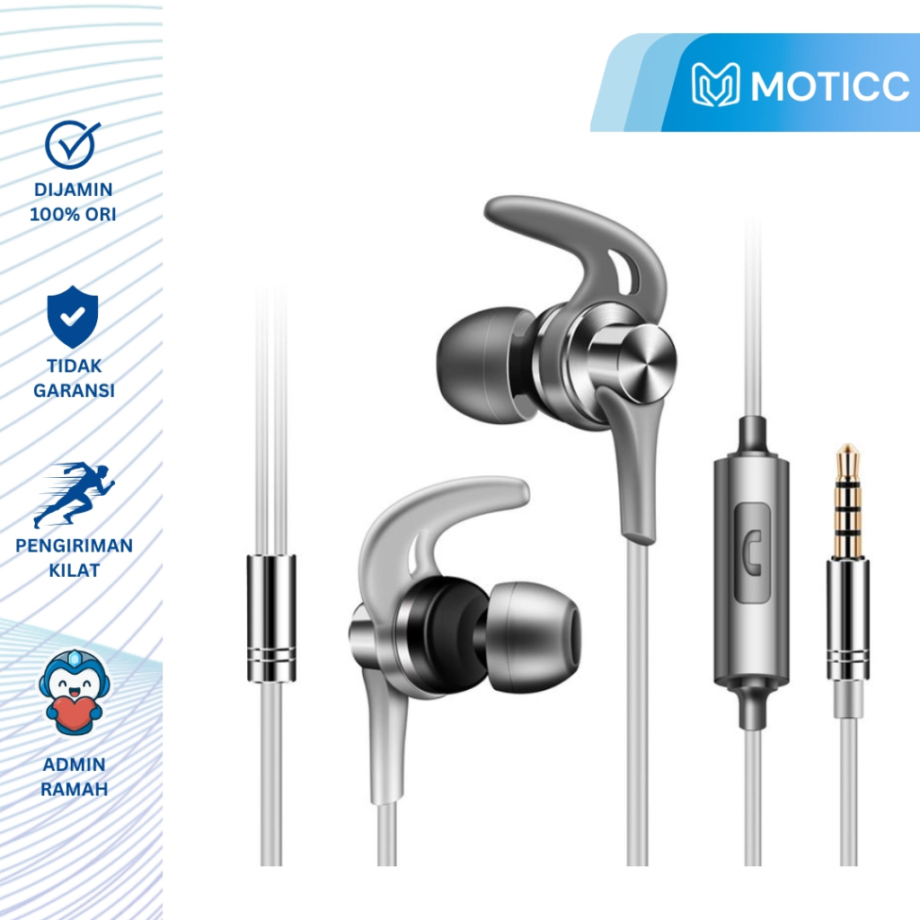 Jual FONGE J02 with Mic Earphone Sport | Shopee Indonesia