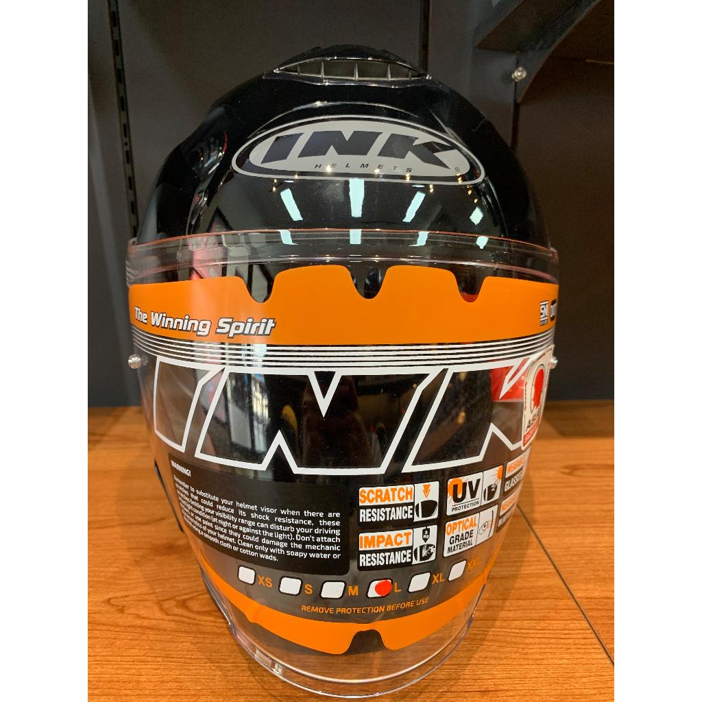 Jual HELM INK TERRA 2 SOLID BLACK (CLEAR) | Shopee Indonesia