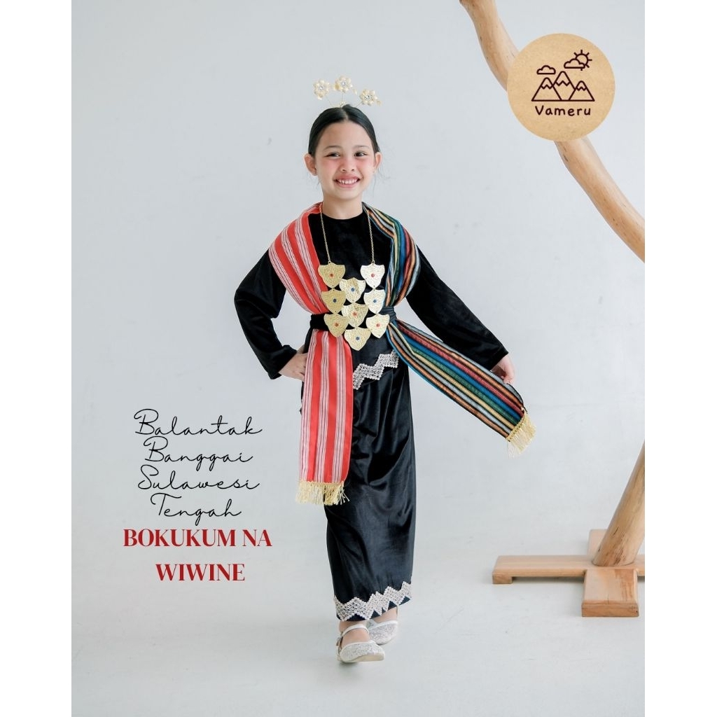 Jual VAMERU - BAJU ADAT BANGGAI BALANTAK ANAK PEREMPUAN SULAWESI TENGAH ...