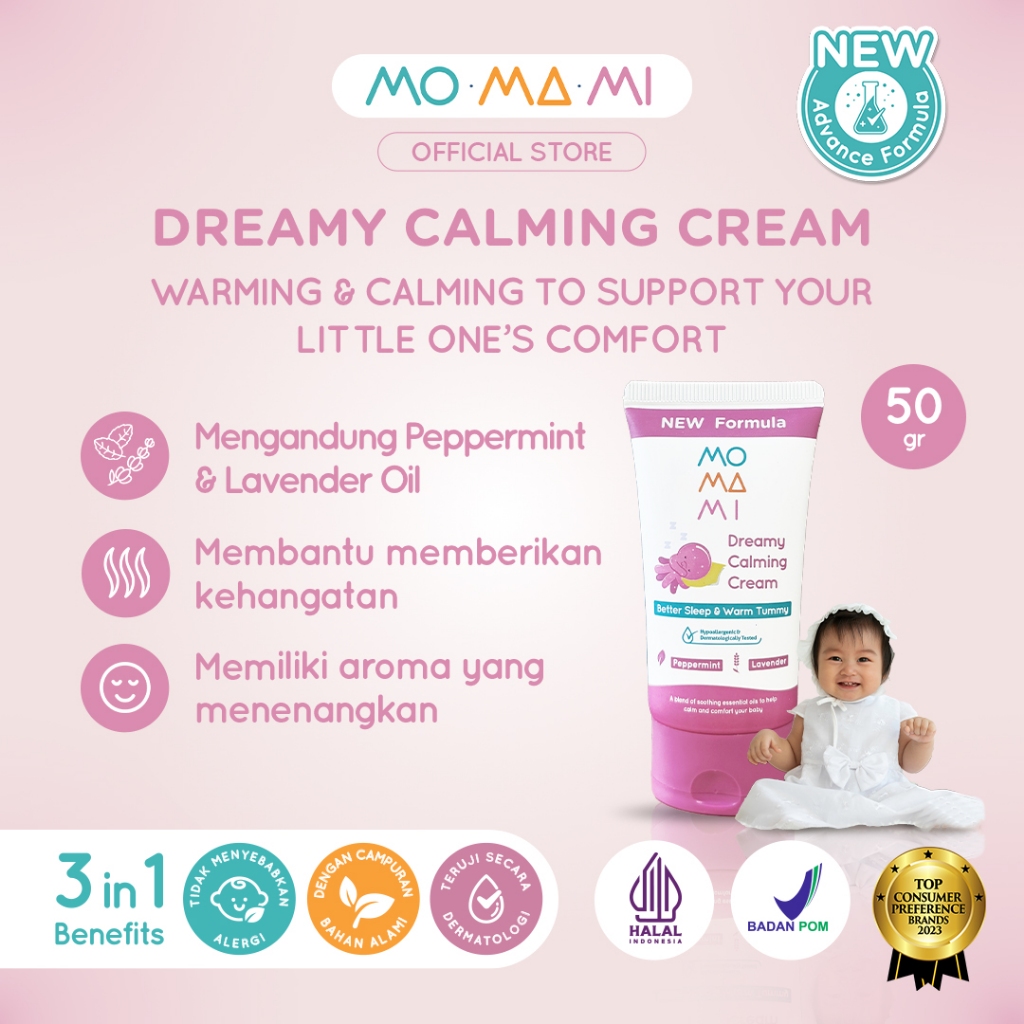 Jual Momami Baby Dreamy Calming - Krim Perawatan Kulit Aroma Menangkan ...