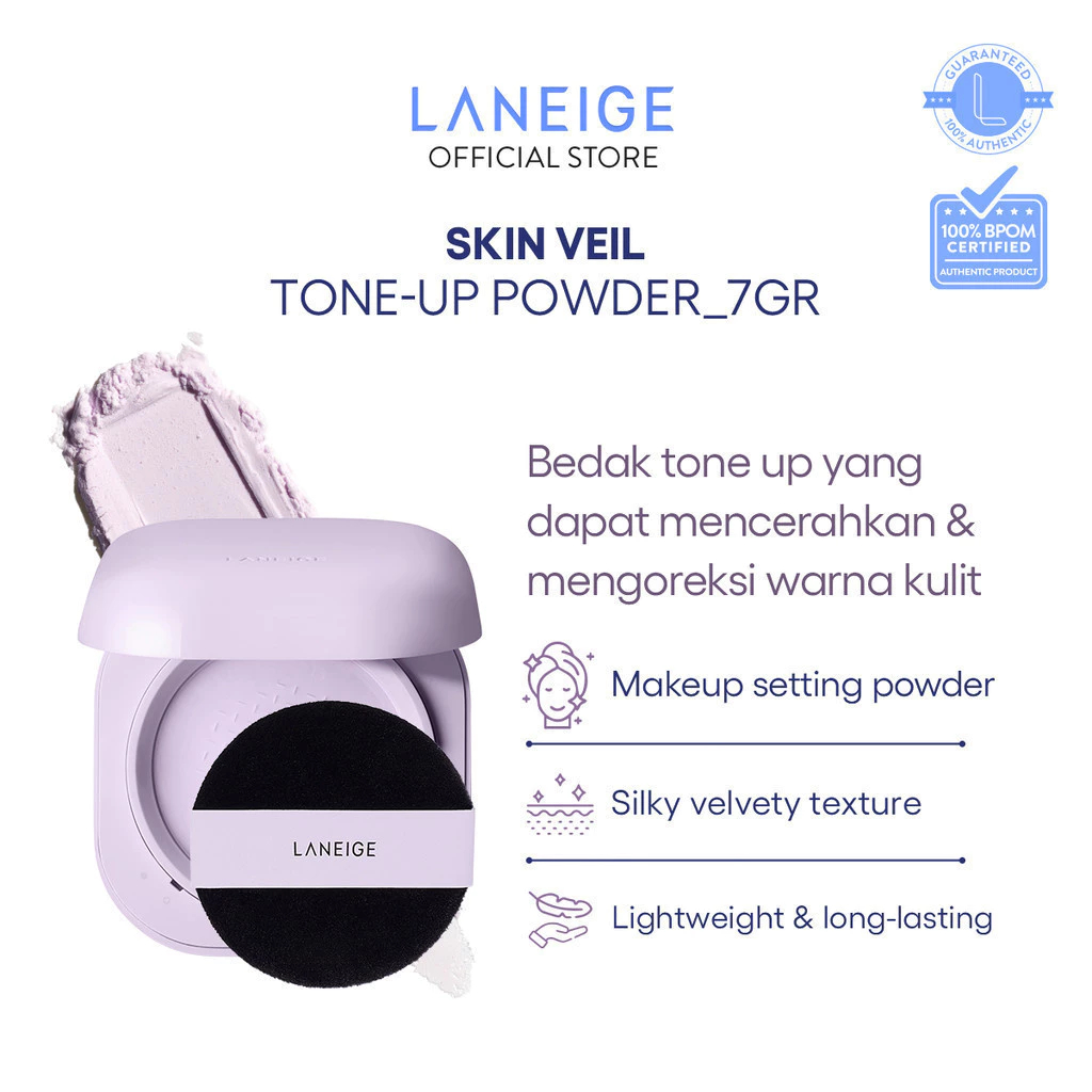 Jual LANEIGE Skin Veil Tone-up Powder 7g | Shopee Indonesia