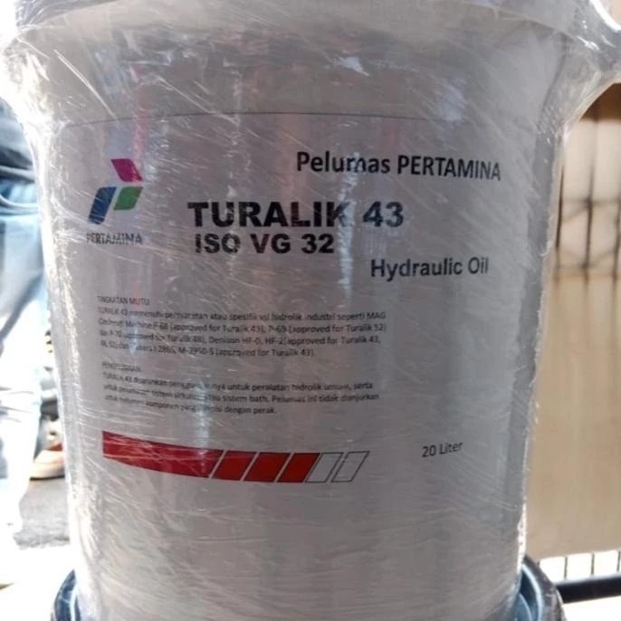 Jual OLI PERTAMINA HIDROLIK TURALIK 43 ISO VG 32 / OLI PERTAMINA ...