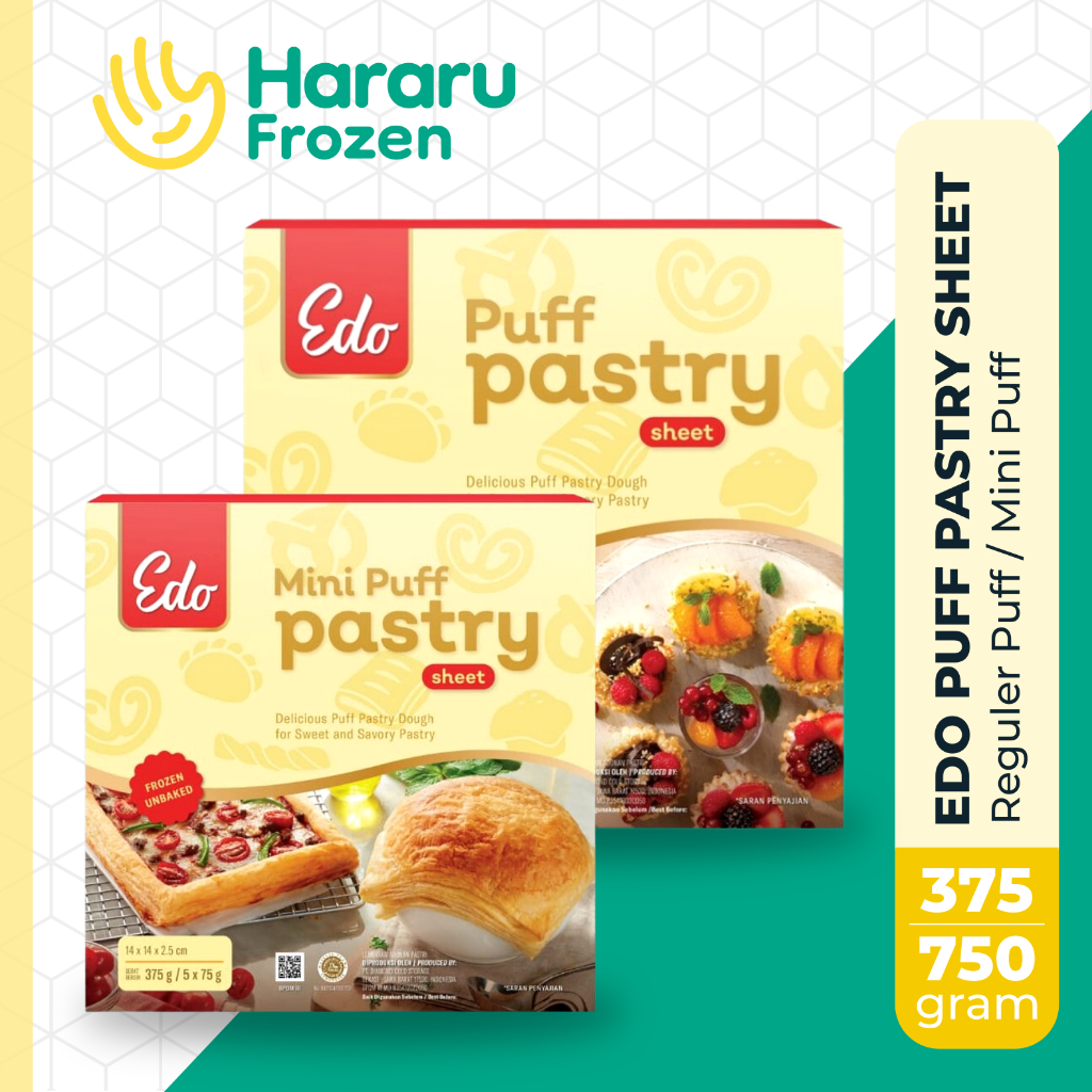 Jual Edo Puff Pastry Sheet | Kulit Pastry Zuppa Frozen Siap Pakai ...