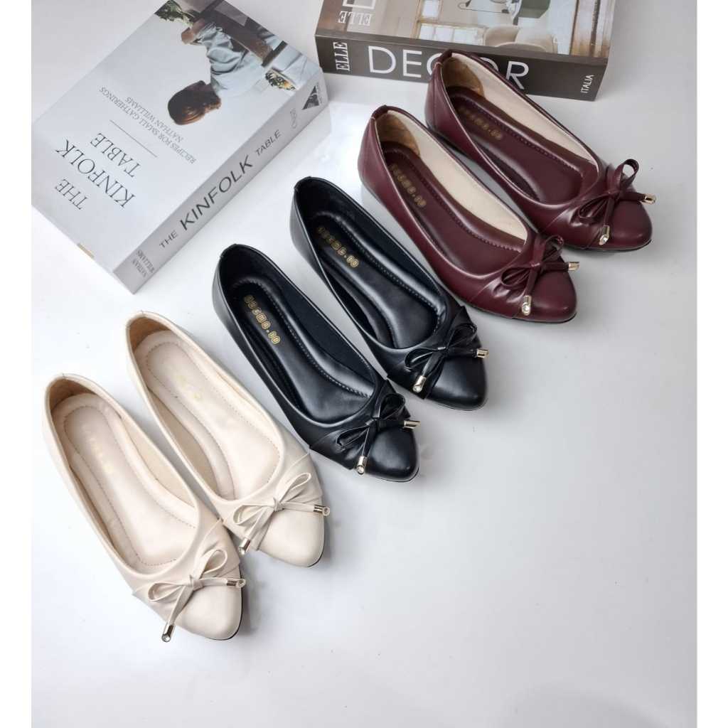 Jual SUKMA OFFICIAL - Sepatu FlatShoes Wanita Clarisa Ballerina Flat ...