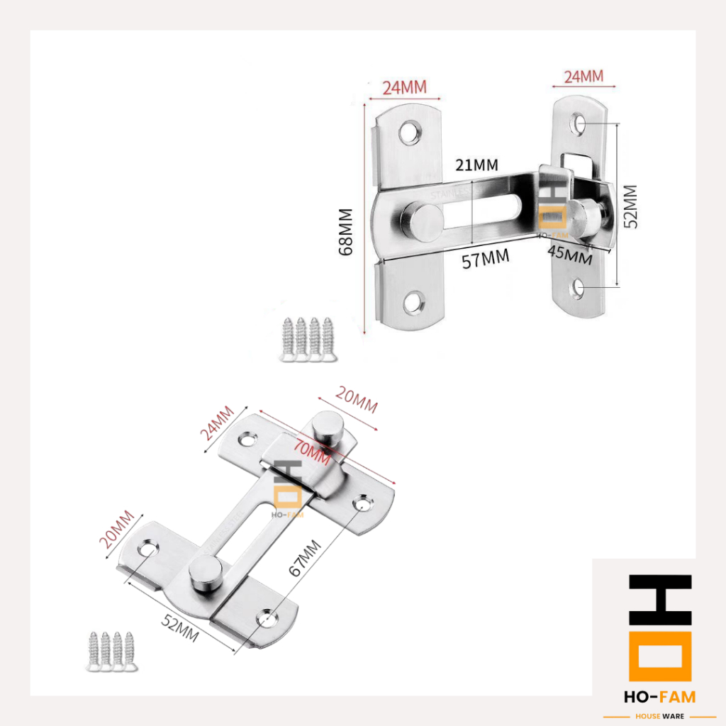 Jual HOFAM GRENDEL SIKU / KUNCI SUDUT / 90 DERAJAT GERENDEL PINTU GESER ...