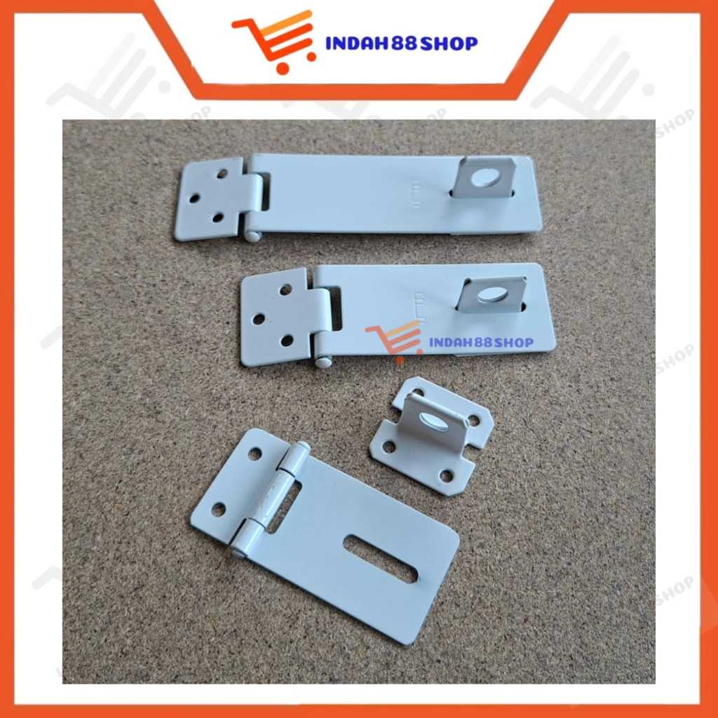 Jual Overval Plat Putih / Overpal Cantolan Tempat Gembok | Shopee Indonesia