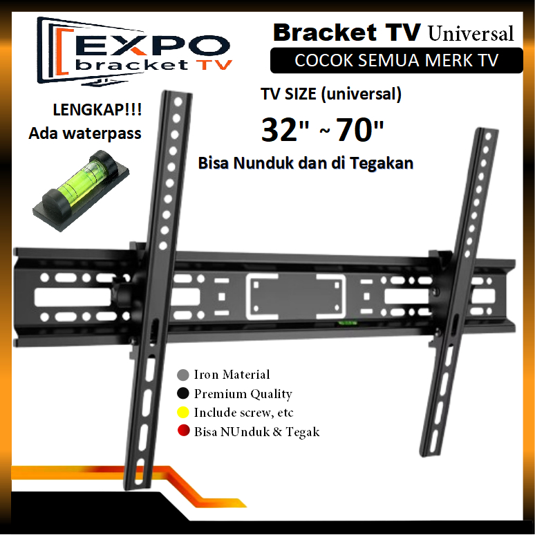 Jual FREE HDMI! BRACKET TV LED LCD 32" s/d 70" universal BESI LEBIH ...