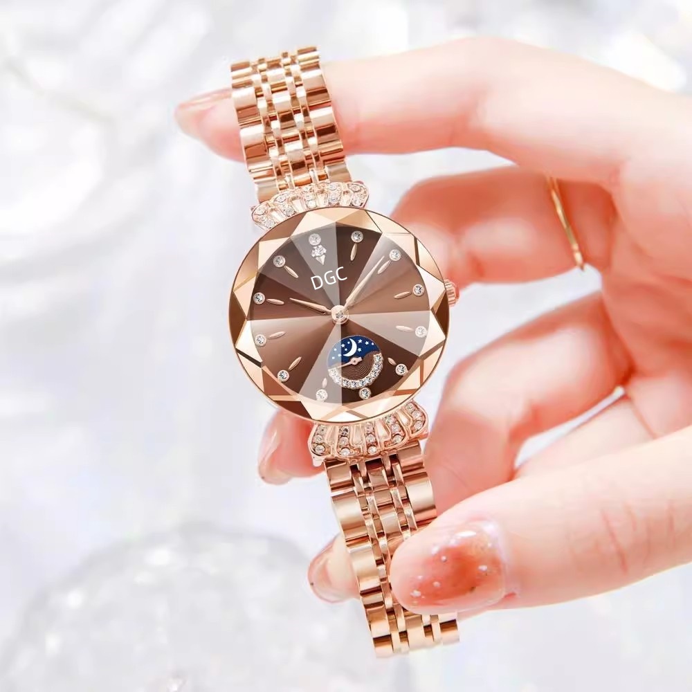 Jual DGC G165 Jam Tangan Casual Wanita Terbaru Rantai Stainless Steel ...