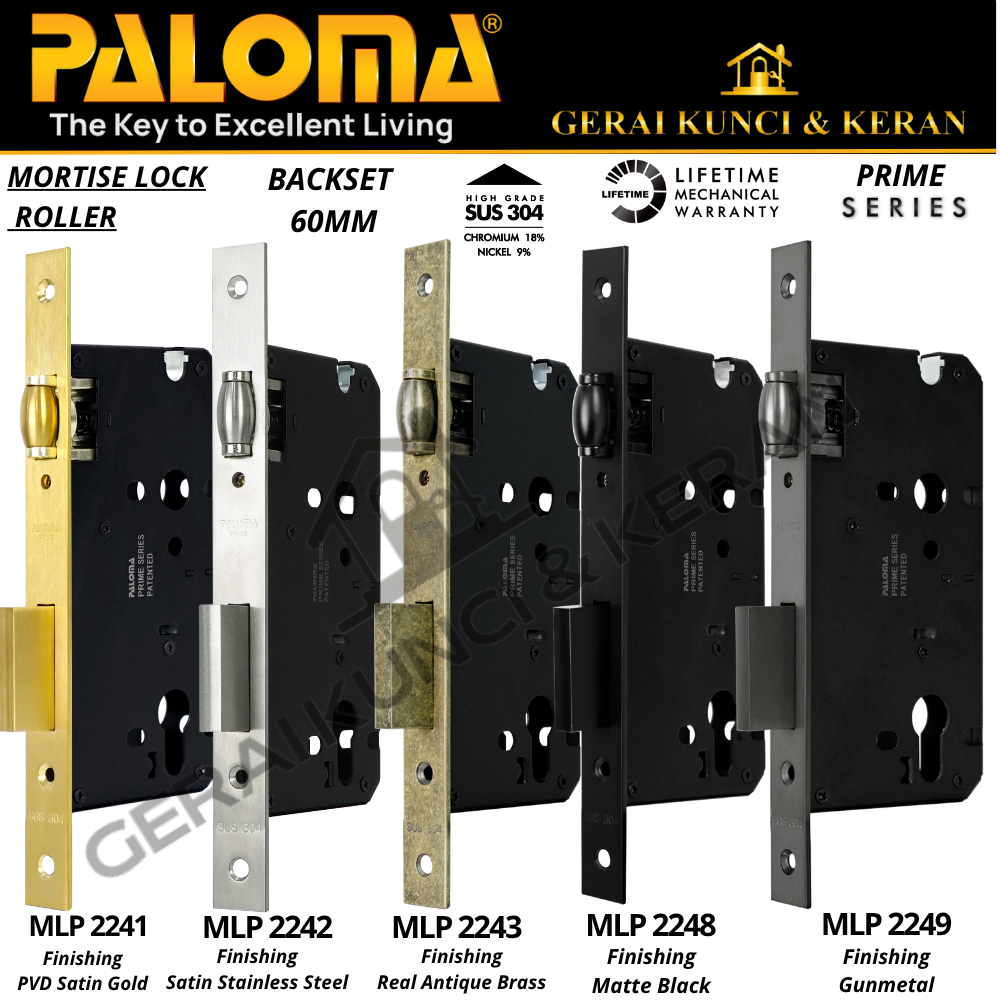 Jual PALOMA MLP 2241 2242 2243 2248 2249 Body Kunci Pintu Pelor Backset ...