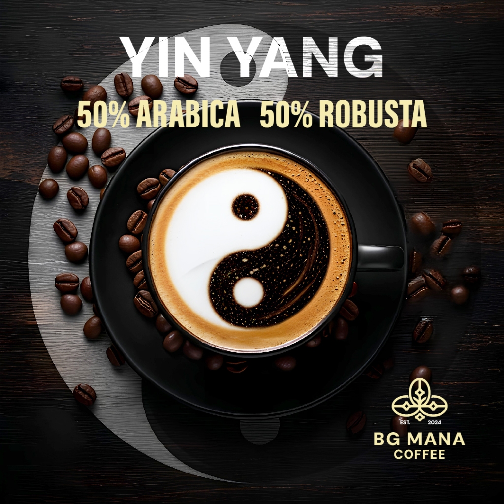 Jual Yin & Yang 50% Arabica Blend 50% Robusta Biji Kopi / Coffee Beans ...