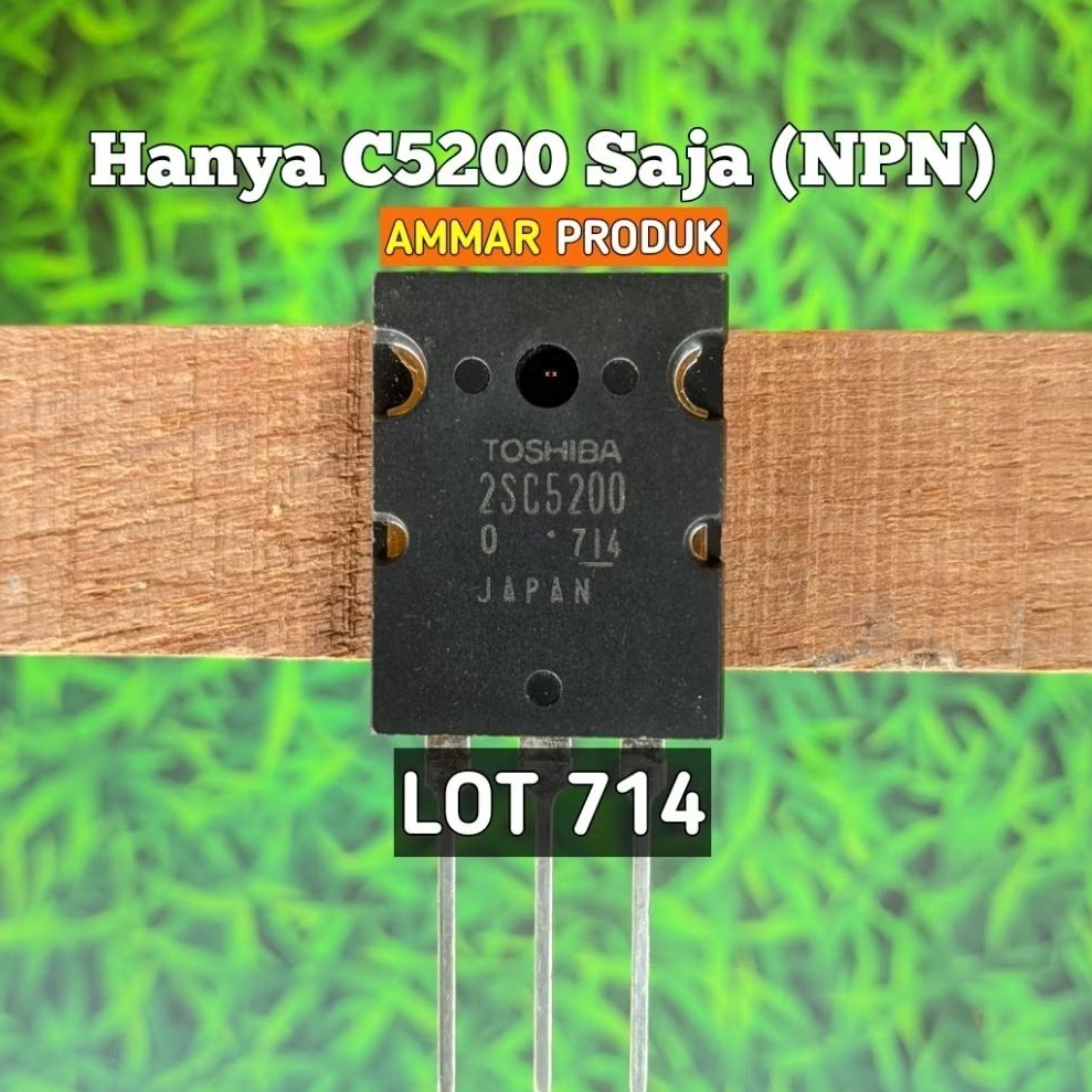 Jual Transistor Toshiba Sebelah C5200 Saja Lot 714 Transistor Toshiba Pincang C5200 Saja Seri ...