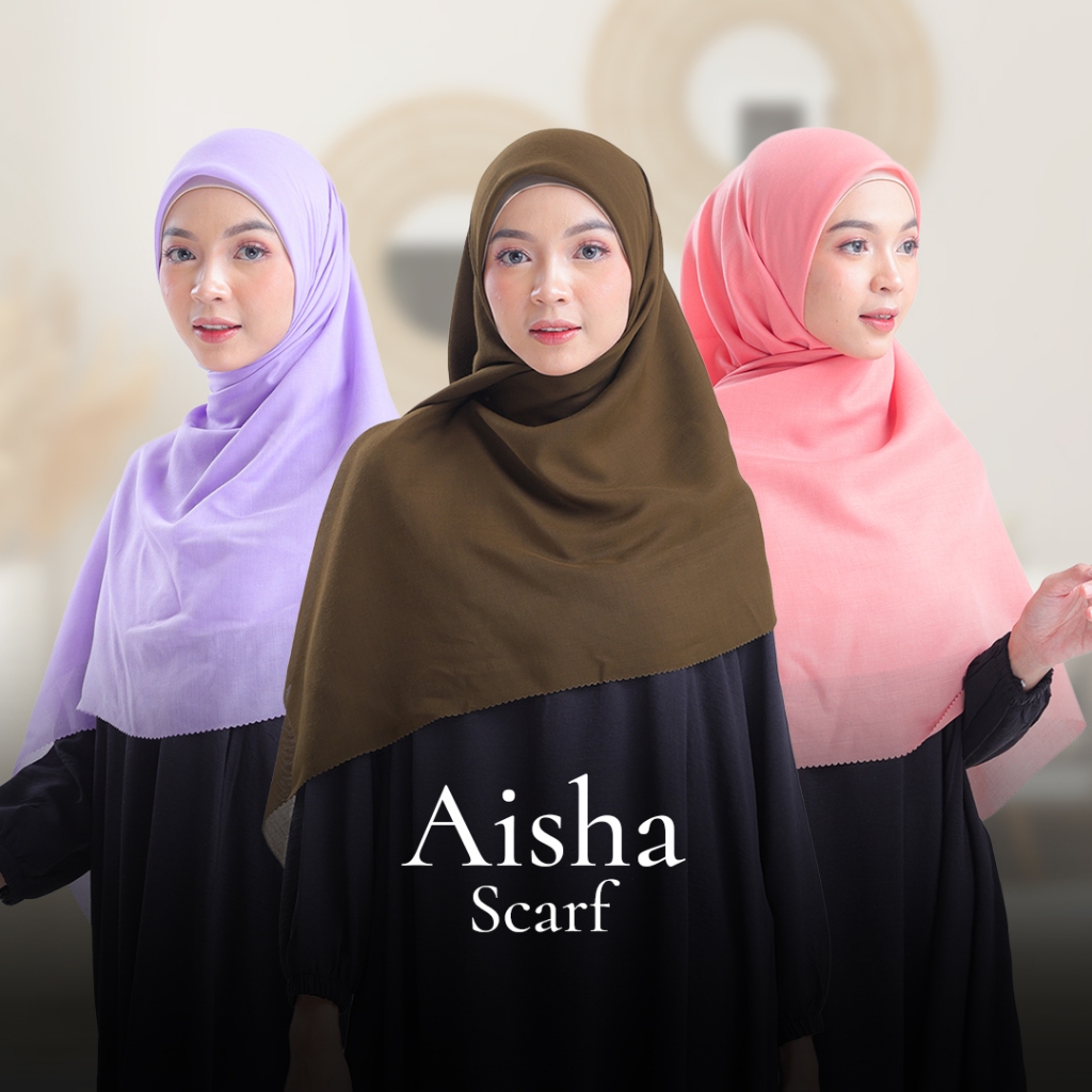 Jual Delara Outfit - 100K Get 3 Scarf Polos Aisha Hijab Segi Empat Hijab Polos Jilbab Voal Polos ...