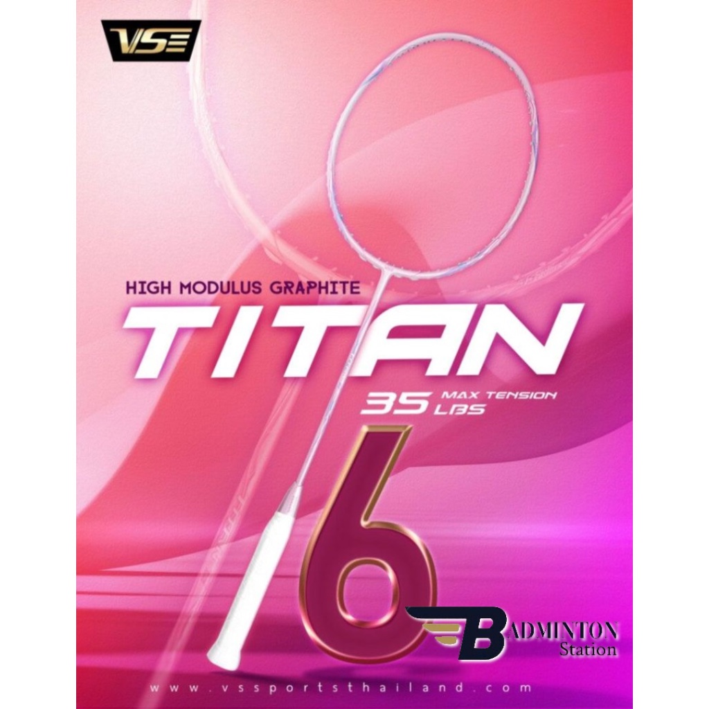 Jual RAKET BADMINTON VS VENSON TITAN 6 / ORIGINAL VSE TITAN 6 BADMINTON ...