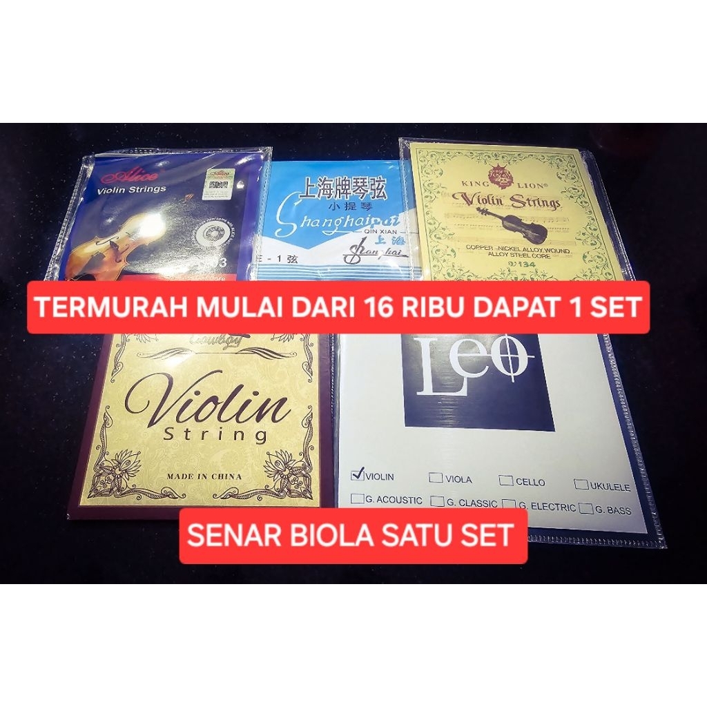 Jual SENAR BIOLA 1 SET | Shopee Indonesia