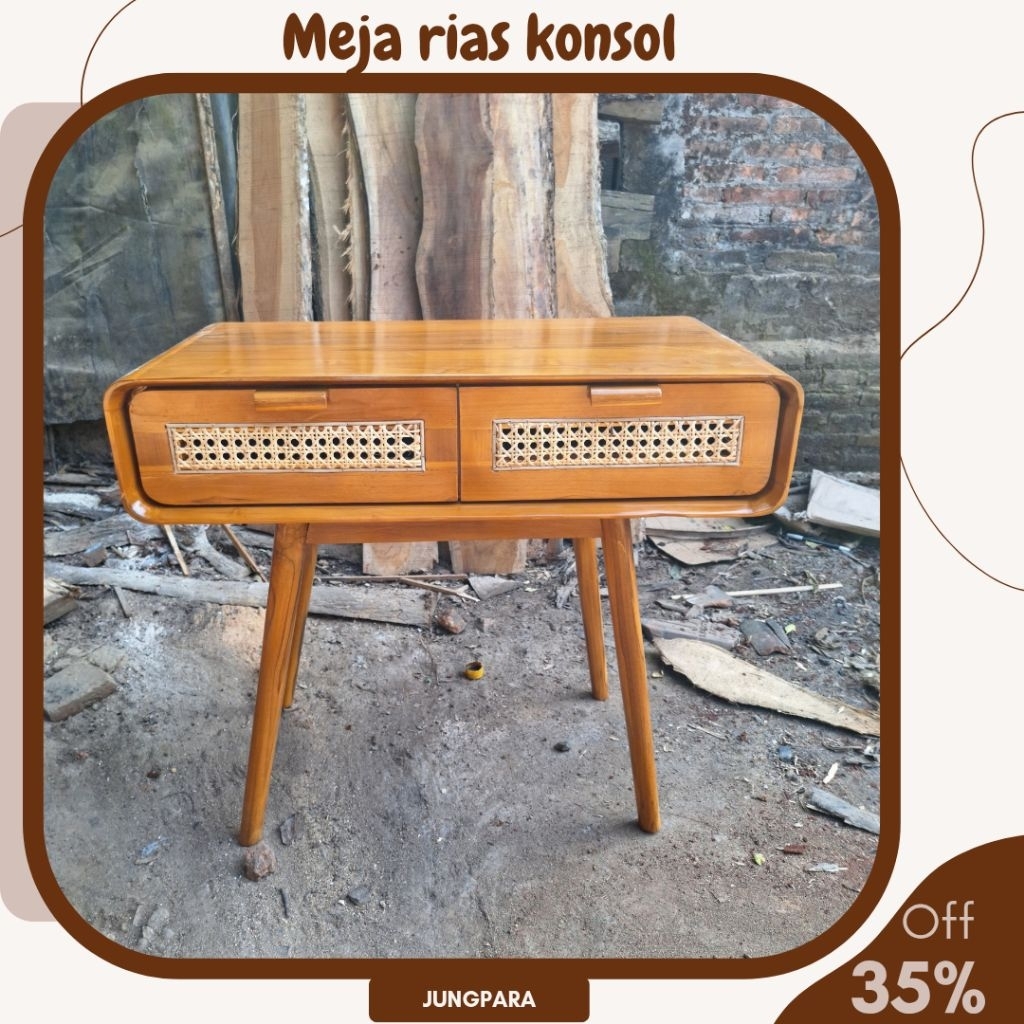 Jual Meja Console Minimalis Meja Konsol Minimalis Modern Jati Meja Rias ...