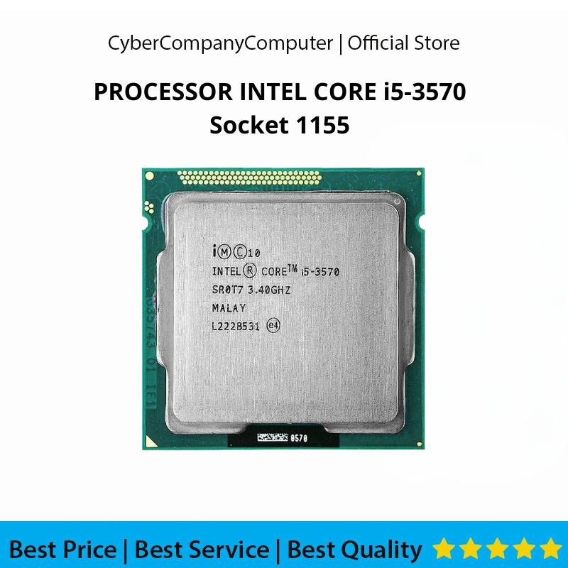 Jual Processor Intel Core i5-3570 Gen3 LGA 1155 3.40GHz - Processor ...