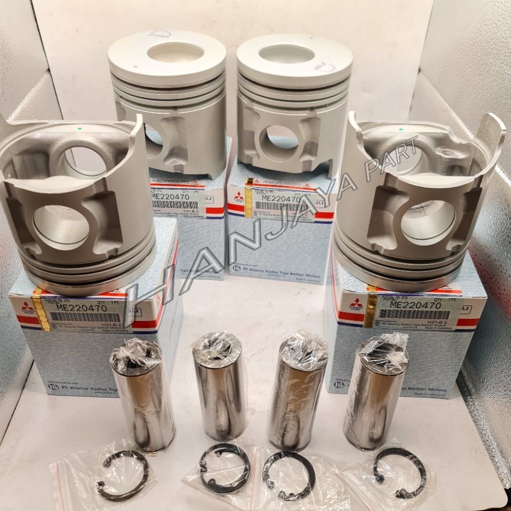 Jual PISTON ASSY PISTON SET PS125 CANTER TURBO BAJA STD-100 ORIGINAL ...
