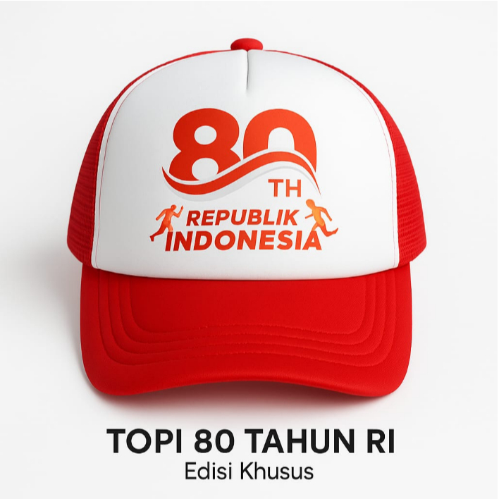 Jual Topi jaring Merah Putih Indonesia Pulih Lebih cepat Bangkit Lebih ...