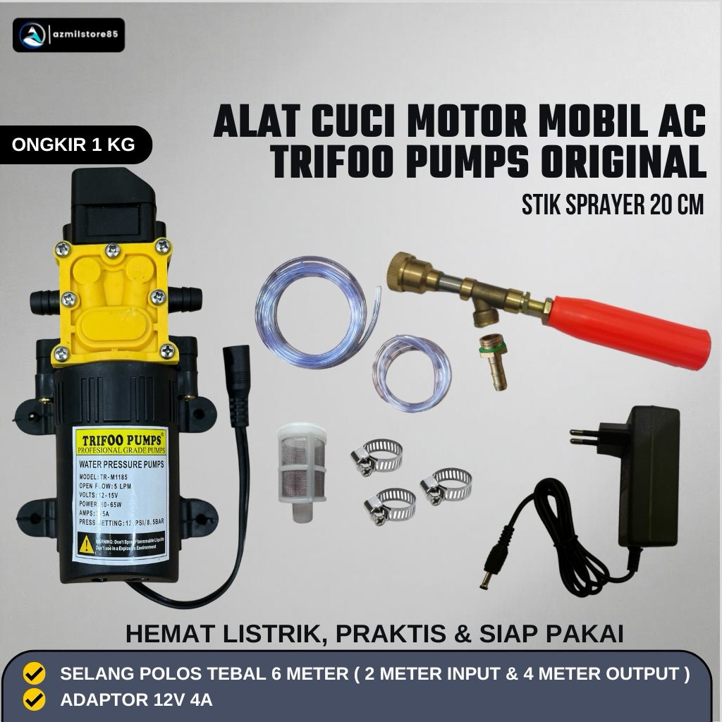 Jual PAKET CUCI MOTOR / MOBIL / AC / MESIN STEAM DINAMO PUMP | Shopee Indonesia