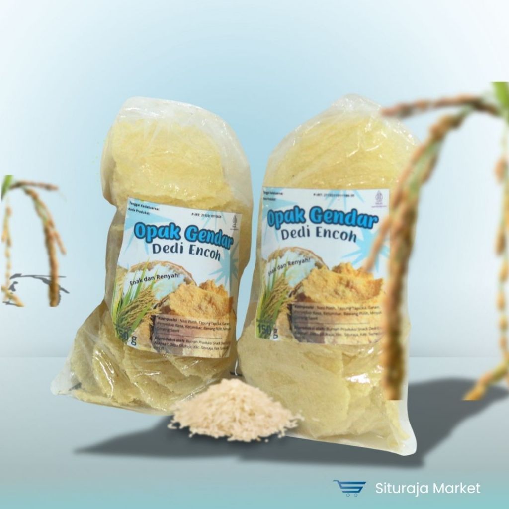 Jual [Opak Gendar Dedi Encoh] -Opak Gendar Mentah Tinggal Goreng ...