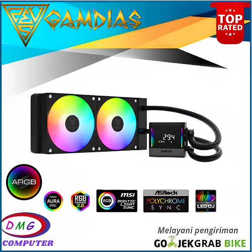 Jual LIQUID COOLER GAMDIAS CHIONE E4-240 AIO Liquid CPU Cooler | Shopee ...