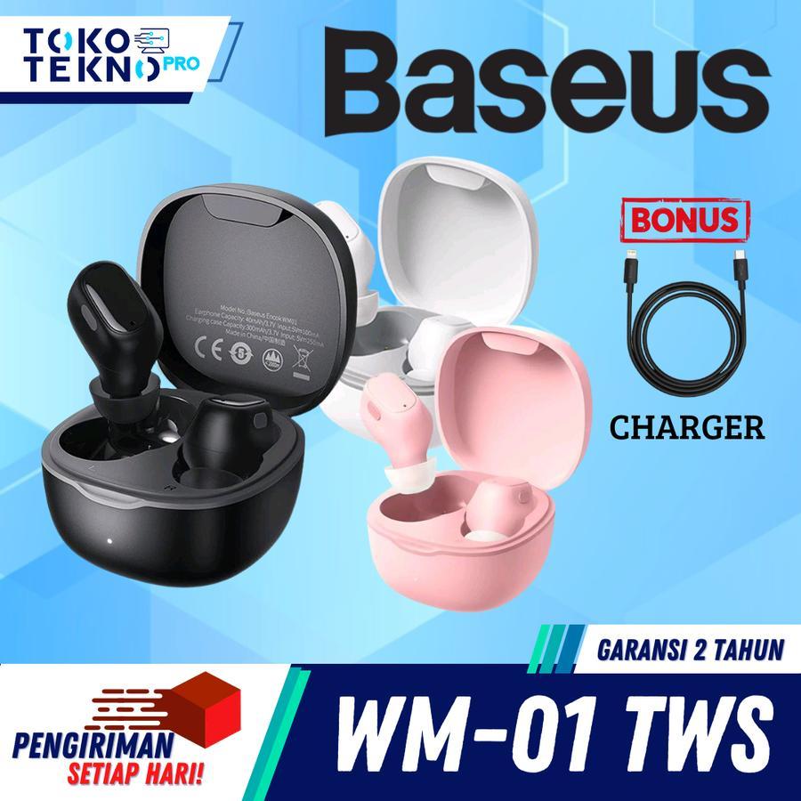 Jual Baseus Bowie WM01 / WM-01 TWS True Wireless Bluetooth Earphone ...