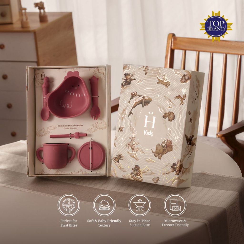 Jual Howel and Co - Farm Bites (Mini Kids Tableware Set) | Shopee Indonesia